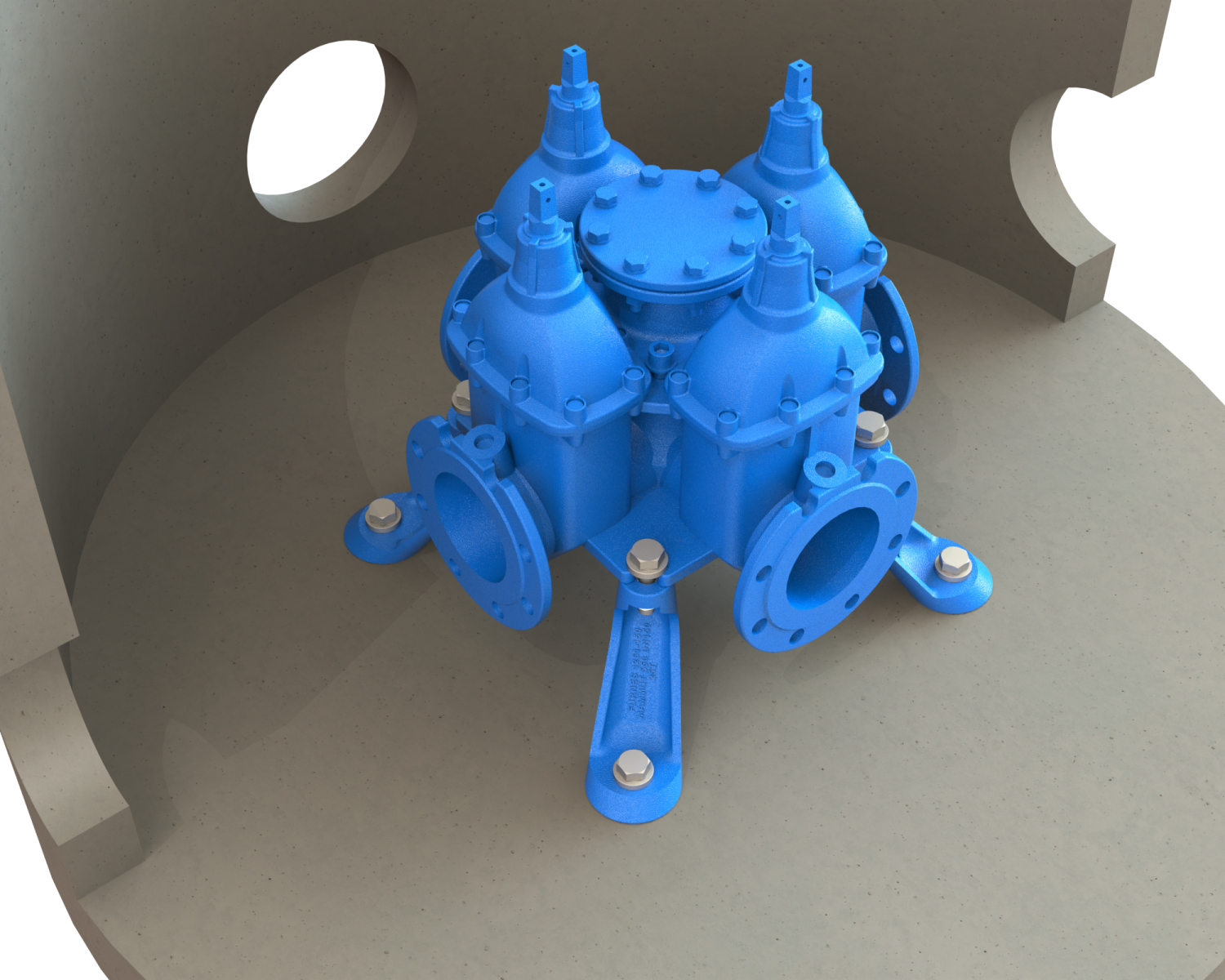 Vannkum med Mammut – Østraadt Rør A/S